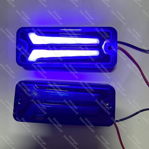 For Suzuki Samurai SJ410 413 Front & Rear Indicators LED Light Blue Set ...