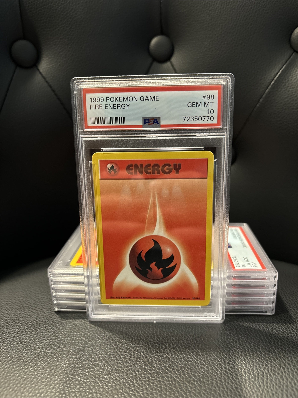 Pokemon Fire Energy 98/102 PSA GEM MINT 10 Base Set Unlimited WOTC | eBay