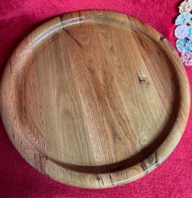 Handcrafted Large Wood Serving Tray Various Types of Wood | eBay
