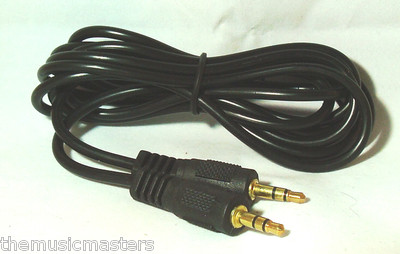 6' ft 3.5MM (1/8") M-M Premium Audio Cable Wire Headphone Out to Aux ...