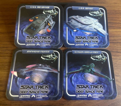 Star Trek Deep Space Nine Coasters, Rio Grand, Defiant, Bird of Prey ...