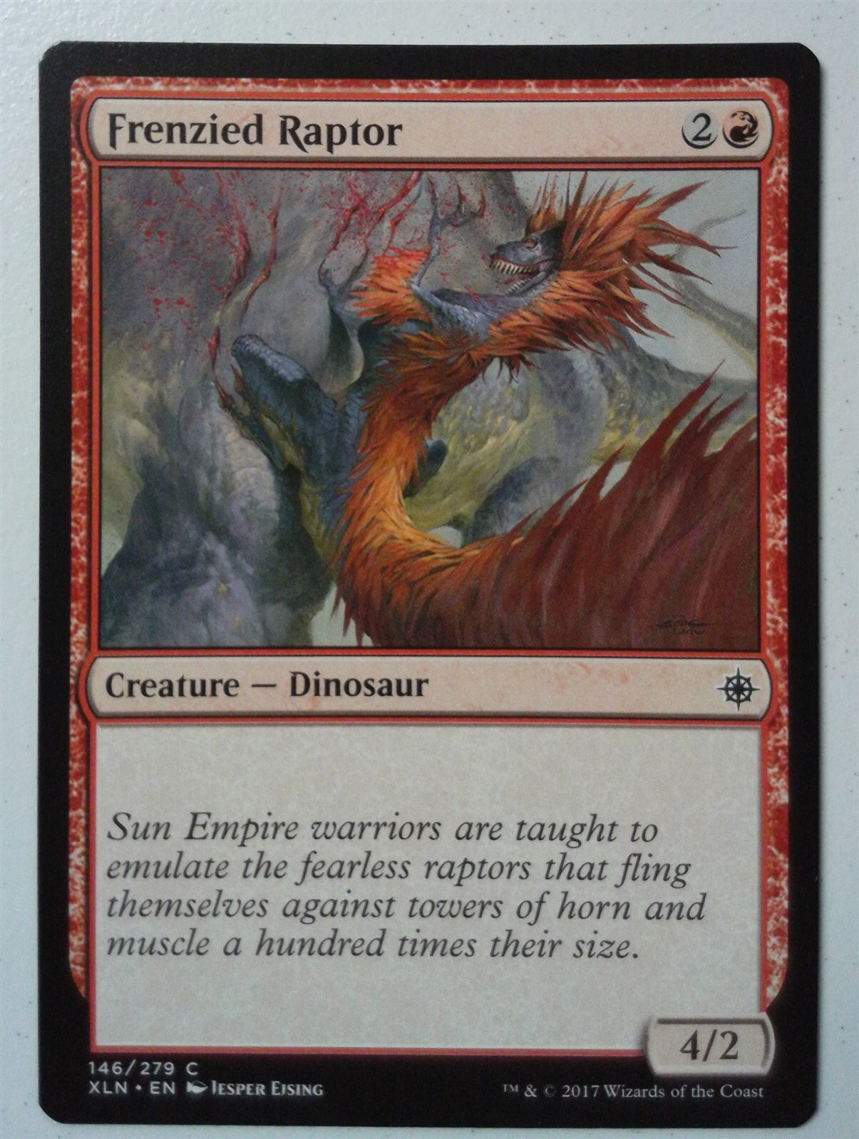 Frenzied Raptor *PLAYSET* Magic MtG x4 Ixalan | eBay