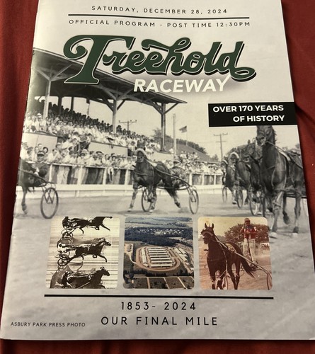 Freehold Raceway Horse Racing Final Race Day Program. FINAL DAY | eBay