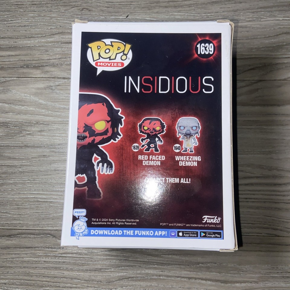 Red Faced Demon Insidious Funko Pop #1639 Horror Movies Films Vinyl ...