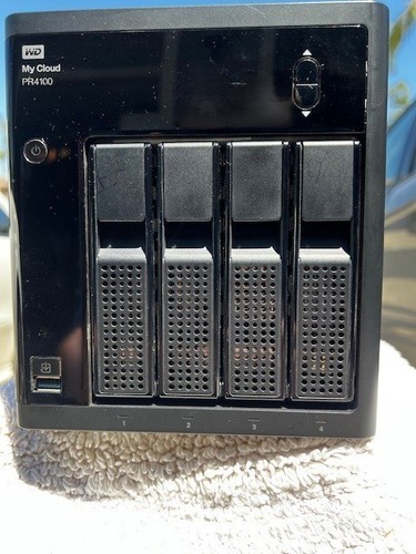 WD My Cloud Pro PR4100 NAS Server 24TB (4x 8TB disks included) 8GB RAM ...