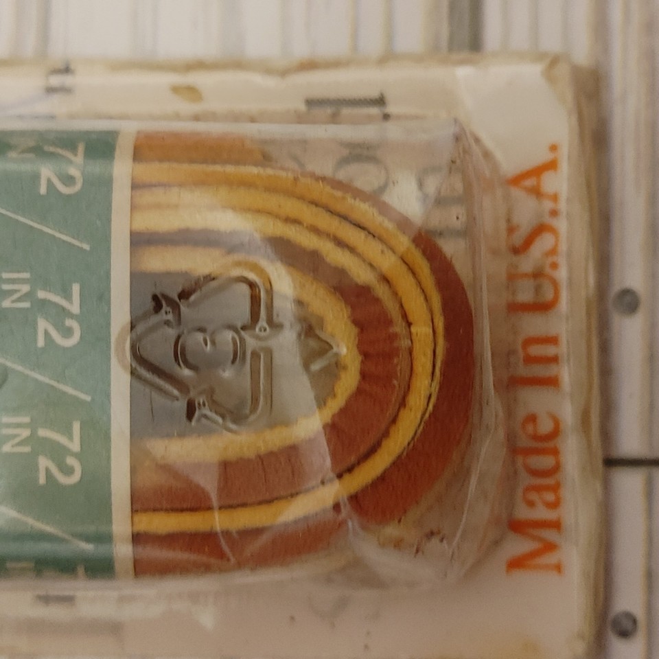 NEW Leather Boot Laces 72" Rawhide Brown Tan Square Payless Shoe Store ...