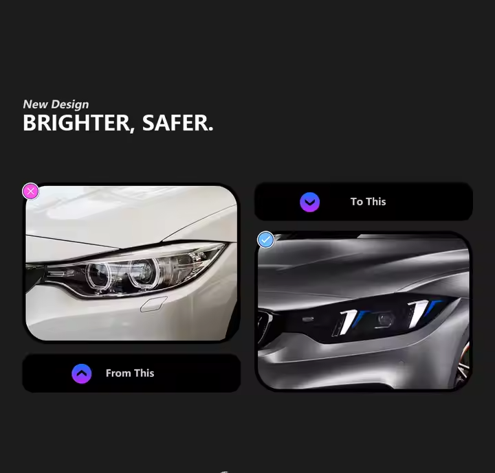 BMW G80 LCI SNAKE EYE LED HEADLIGHTS M3 F80 M4 F82 F83 F32 F33 F36 PLUG ...