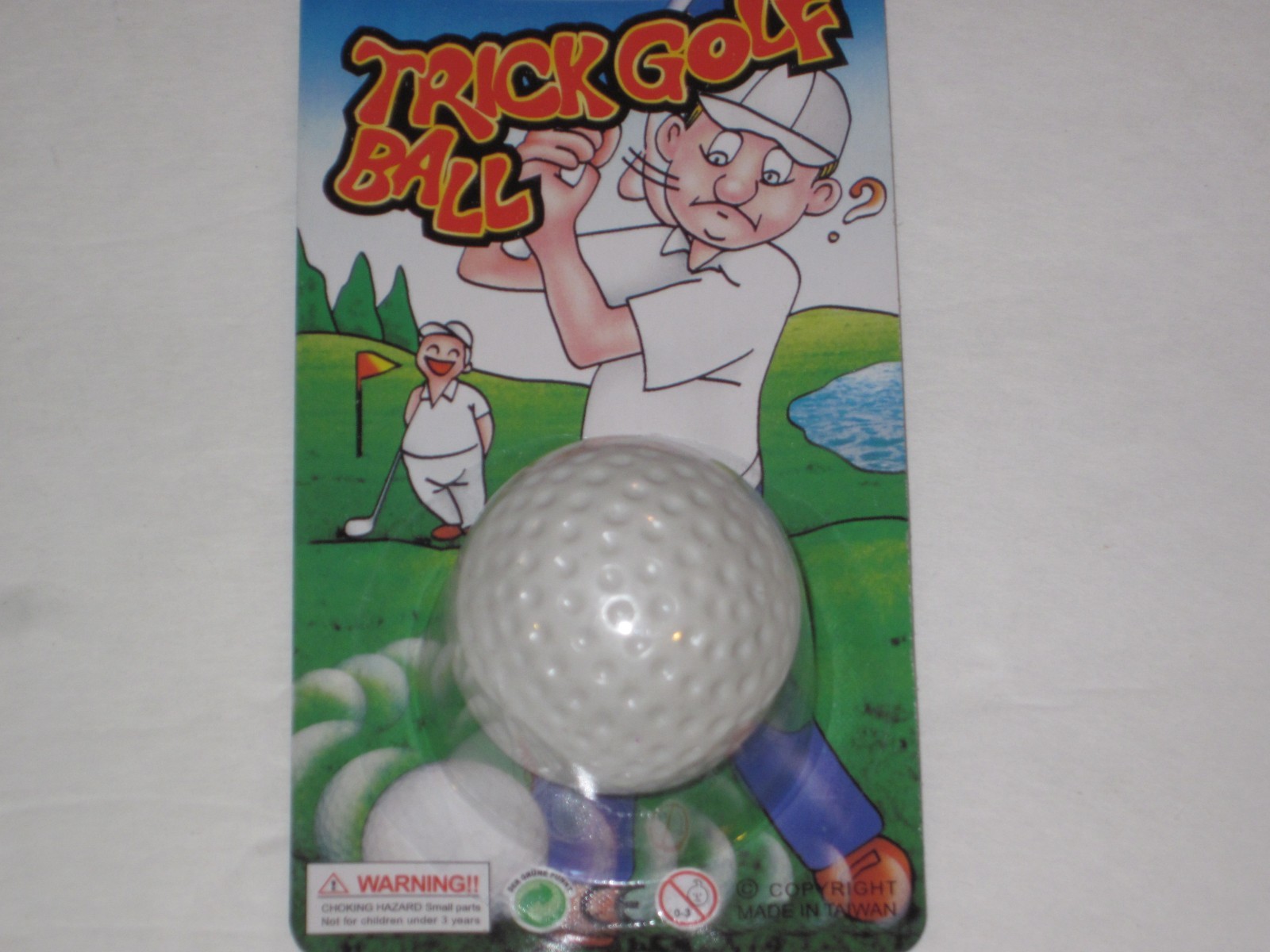 Trick Golf Ball Rolls Wobbly - Magic, Practical Joke, Golfing Gag ...