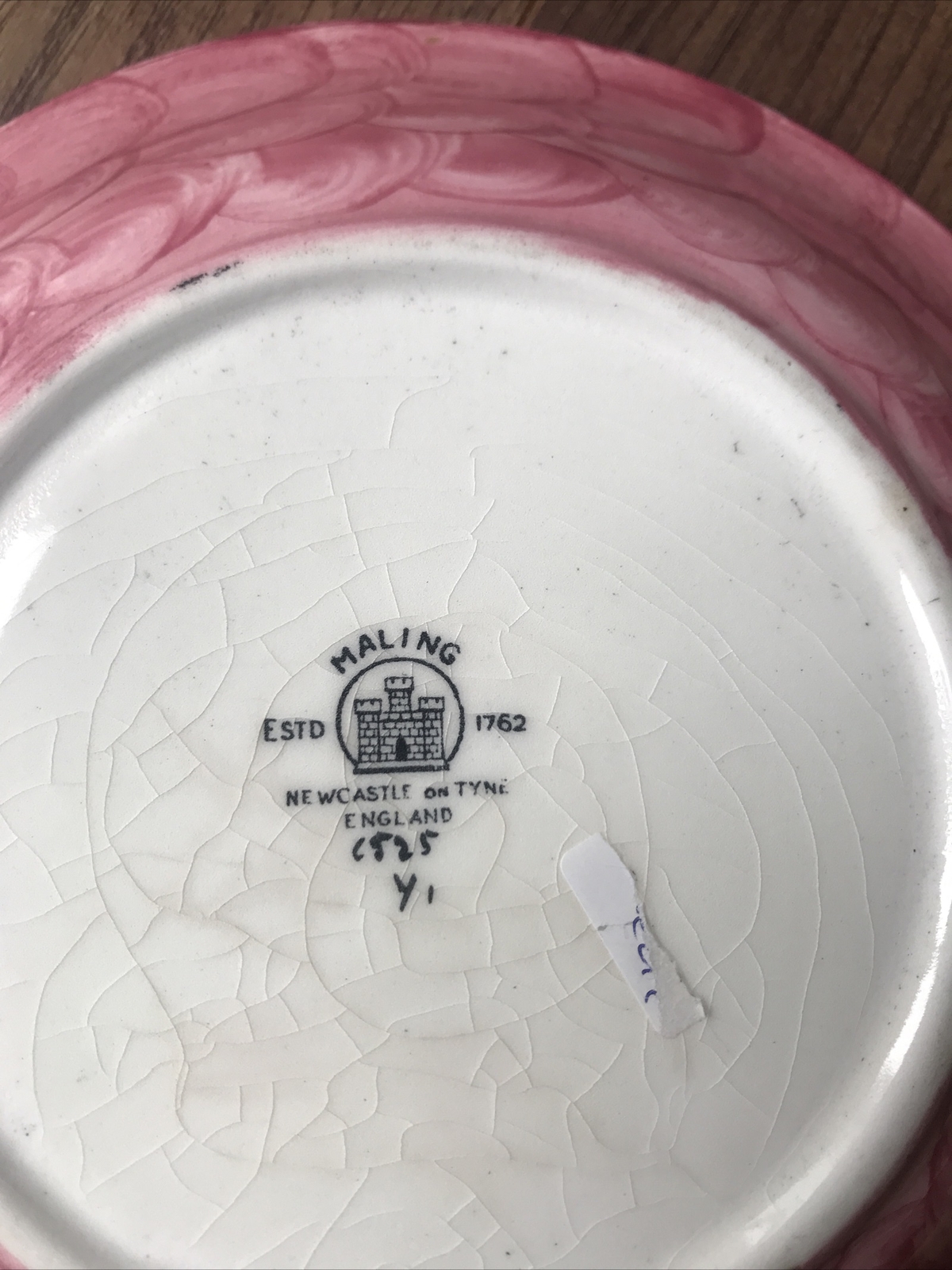 RARE Vintage Maling Pottery BOWL in Spring Flowers Pattern AS FOUND ...