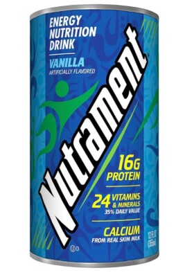 Nutrament Vanilla Complete Nutritional Beverage, 12 Fluid Ounce Cans ...