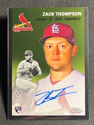 2023 Topps Chrome Platinum ROOKIE AUTO Zack Thompson, item 1 | eBay