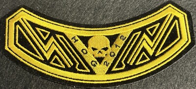 Harley-Davidson 2012 HOG Owners Group ROCKER PATCH Vest/Jacket NEW Iron ...