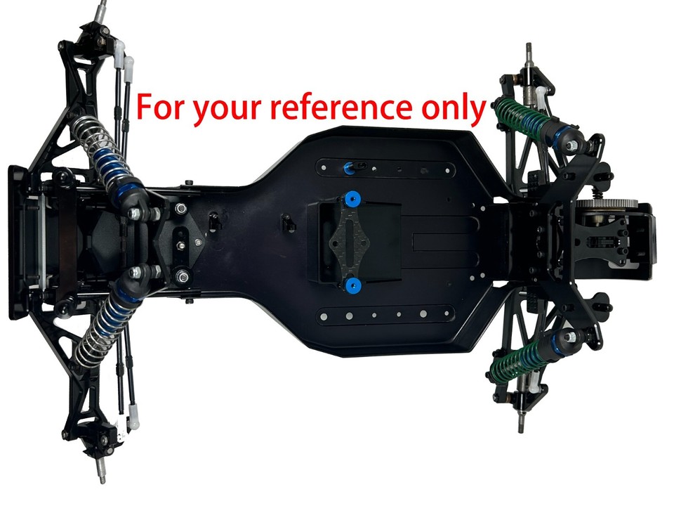 Dhawk CNC RC10T Aluminum Conversion Kit Black For Team Associated RC10T ...