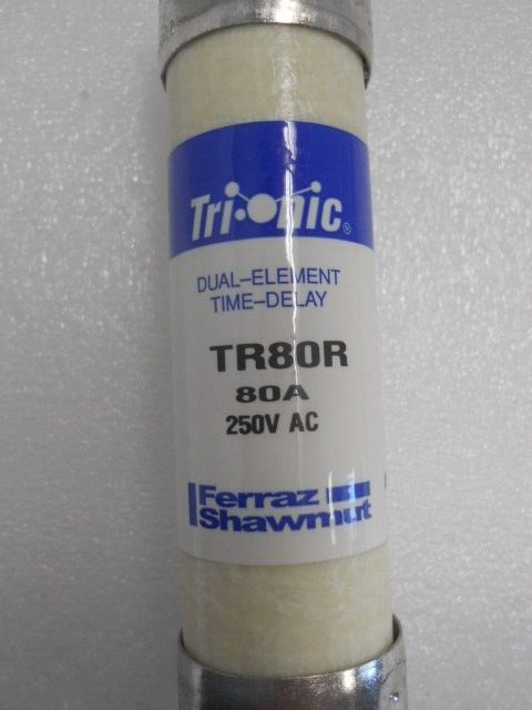 New Ferraz Shawmut TR80R FRN-R-80 Amp Fuse 250 Volt | eBay