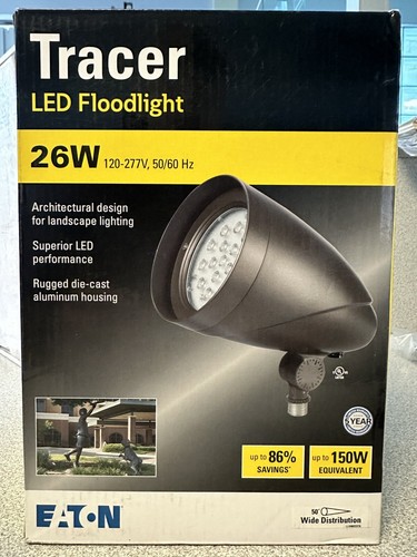 Eaton Lumark TCRL26W Tracer Outdoor LED Floodlight 120-277V 2953 Lumen ...