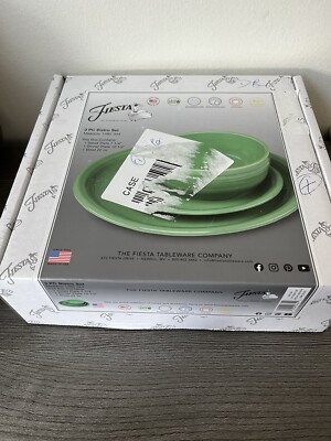 Fiesta-MEADOW Green ~ 2 Piece Bistro Place Setting | eBay