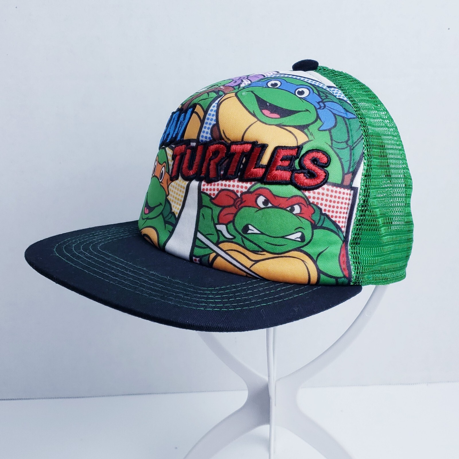 Nickelodeon Teenage Mutant Ninja Turtles Printed Bill Snapback Hat Cap ...