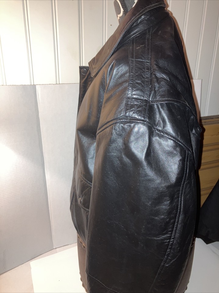 Bomber Jacket,Leather,Mens ,XL,B2 Bomber | eBay