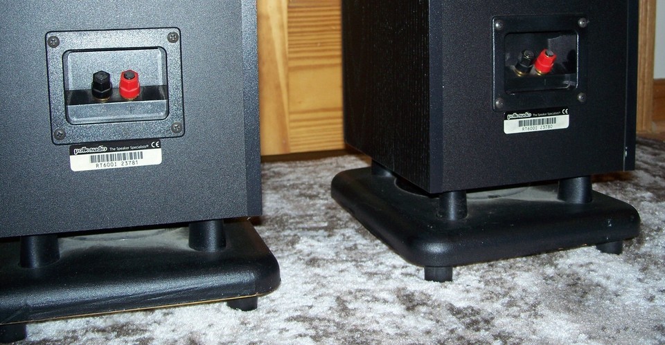 Polk Audio RT600i Floorstanding Tower Speakers Home Theater 150W 8-Ohms ...