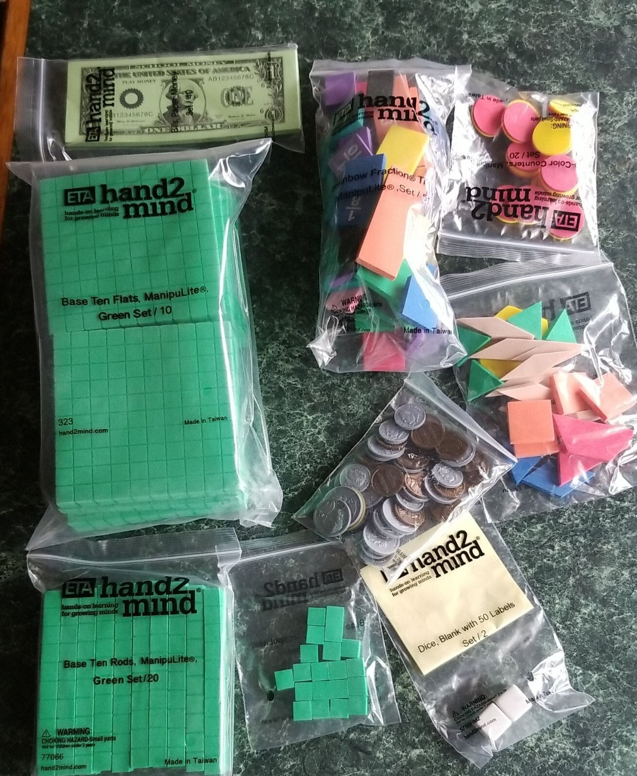 Envision Math 2.0 Individual Student Manipulatives Kit | eBay