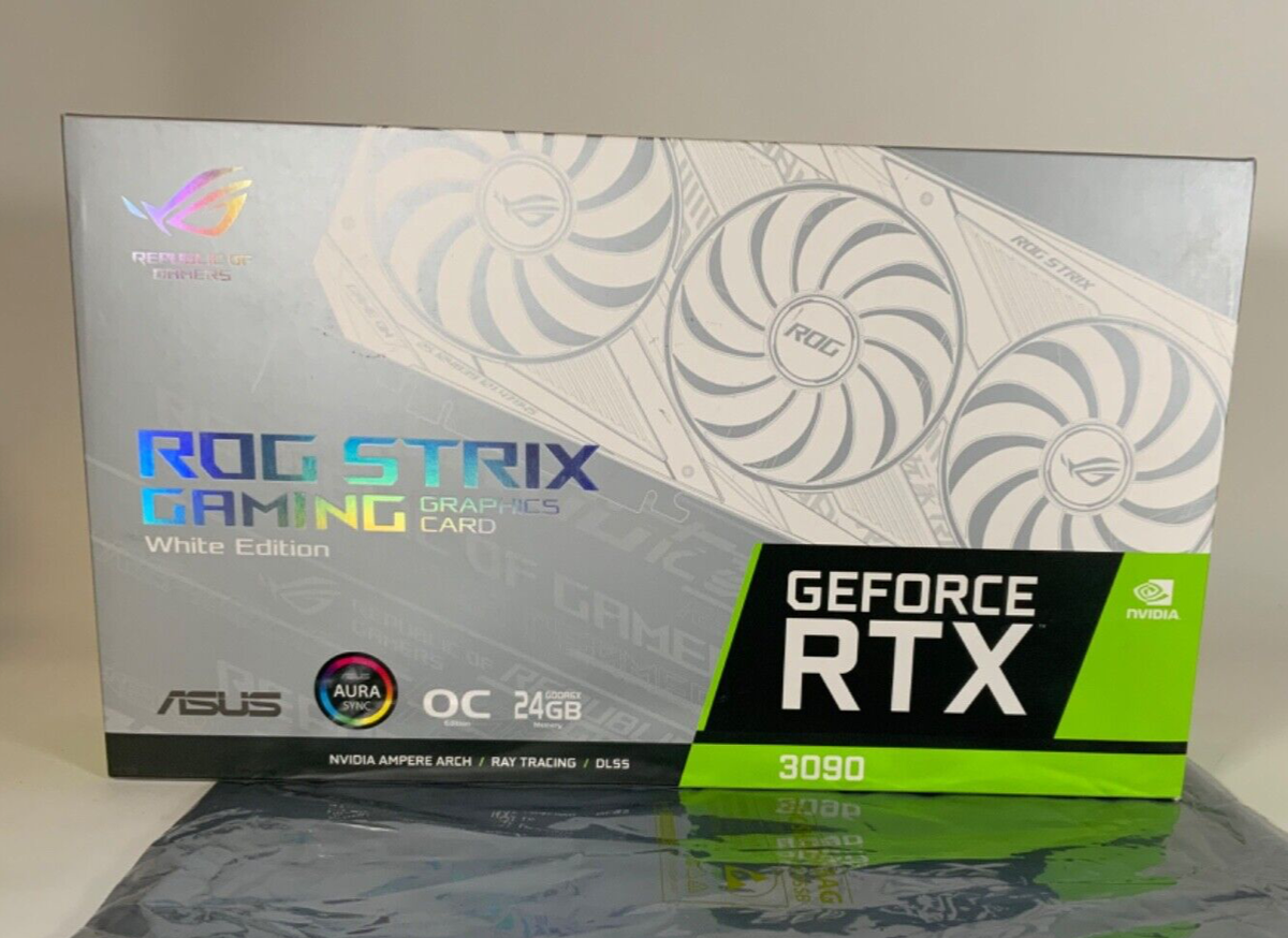 Nvidia ASUS ROG Strix GeForce RTX 3090 OC 24GB White Edition Nvidia ASUS ROG Strix GeForce RTX 3090 OC 24GB White Edition