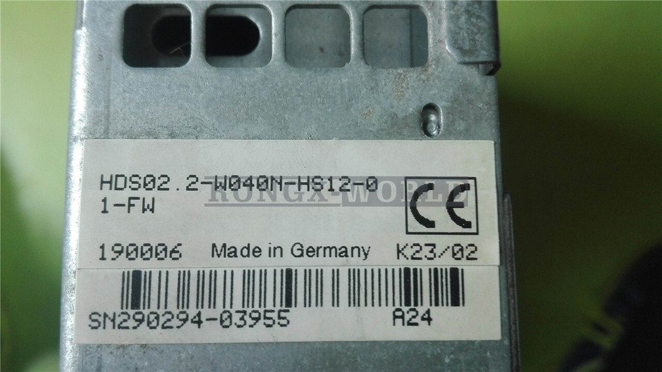 ONE Rexroth HDS02.2-W040N-HS12-01-FW | eBay