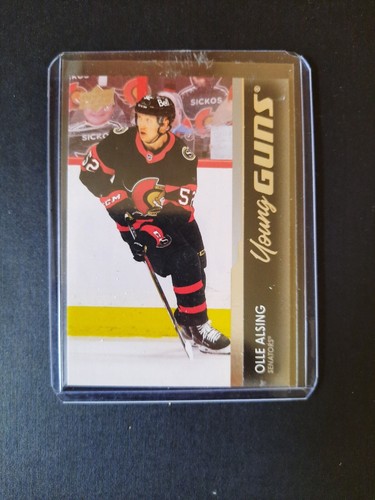 2021-22 UD Series 1 Base Young Guns #203 Olle Alsing - Ottawa Senators ...