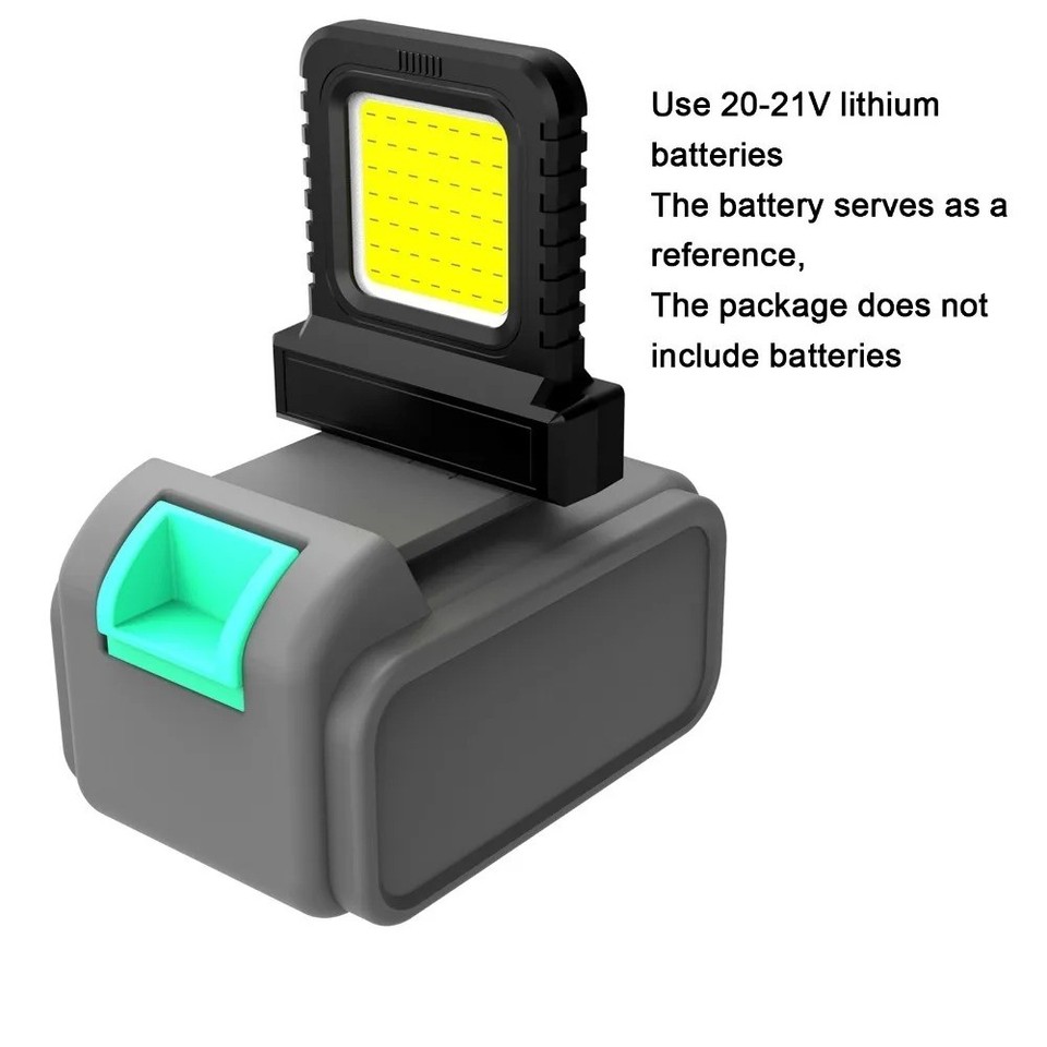 20V 21V LED Work Light — Battery-Ready, Portable Handheld Lamp | eBay
