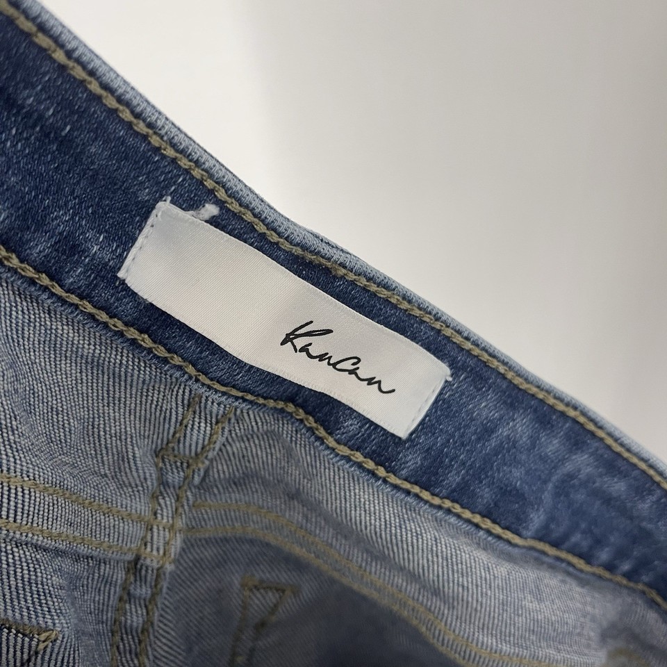 Kancan blue denim distressed skinny jeans size 27 | eBay