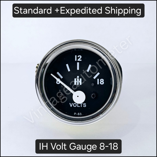 Volt Gauge Meter Amp for Farmall / IH | eBay