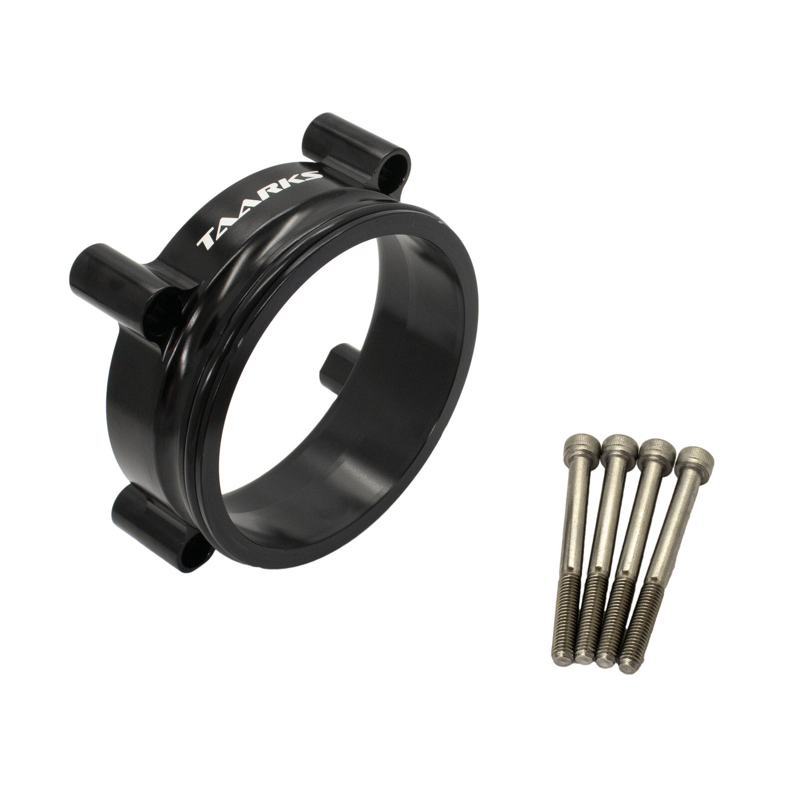 Black Throttle Body Clamp Adapter Bosch 82mm to 3.5" Wiggins, Plazmaman ...