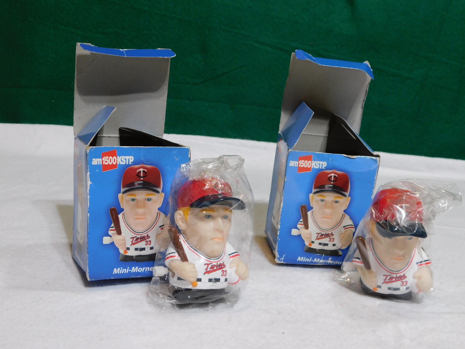 Set of Two Mini Justin Morneau Wind Up Toys in Box from KSTP 1500 AM ...