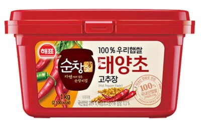 SAJO HAEPYO Gochujang Korean Hot Pepper Chilli Paste in Tub (500g or 1 ...