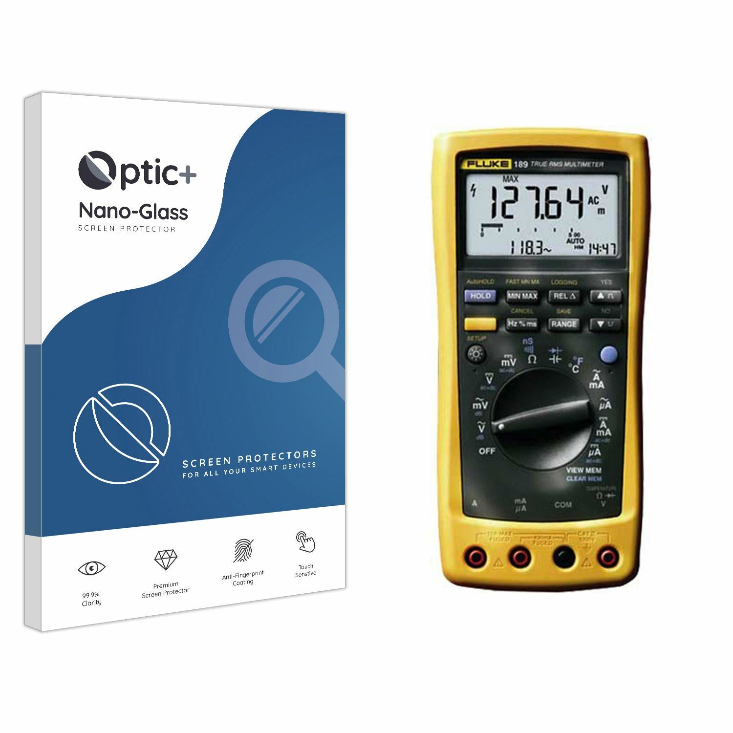 Optic+ Nano Glass Screen Protector for Fluke MultiMeter 189 | eBay