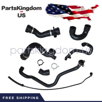 Radiator Coolant Water Hose Pipe Kit (7 Hoses) for BMW E90 128i 328i ...
