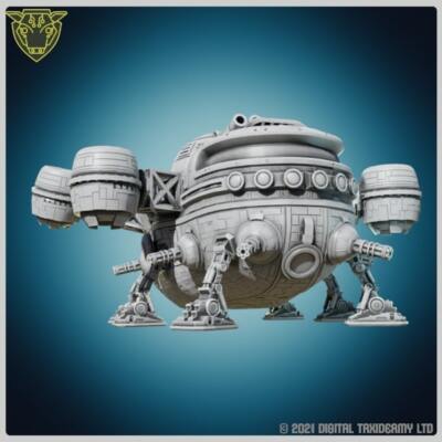 Spaceship model with interior for 28mm tabletop games stargrave WH40K ...