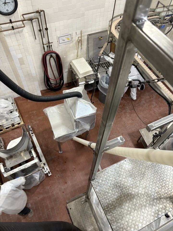 Used AFC Dump Clean Flexible Incline Screw Conveyor w/ Hopper Like ...