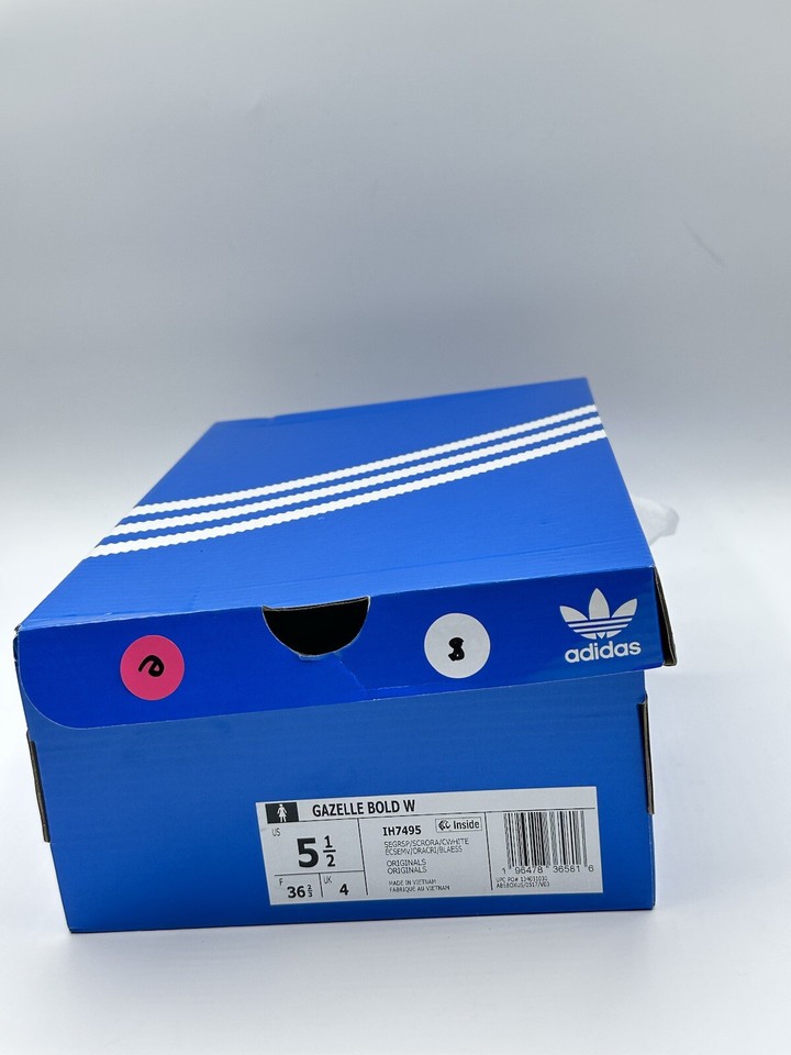 Adidas Women's Gazelle Bold Multiple Sizes Green Spark Screaming Orange ...