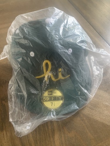 DS In4mation Hawaii Cap NewEra 59FIFTY Hawaiian Green “hi” Hat 7-1/8 ...