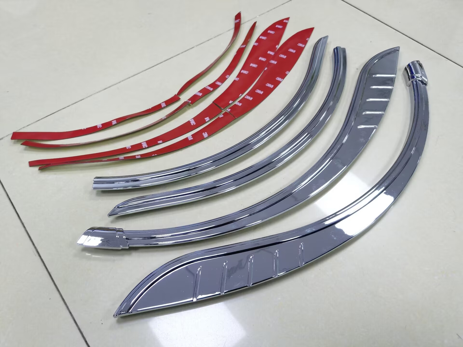 Chrome Fender Flares Skirts Trim Accent For Harley Tri Glide Ultra ...