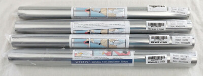 Lot of 4 Rolls WPCTEV Silver Window Film, Each 17.7” x 6.5’ NEW | eBay