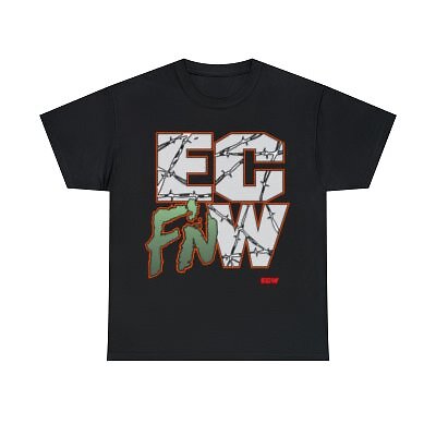 ECW EC F'N W Razorwire Mens Black T-shirt | eBay