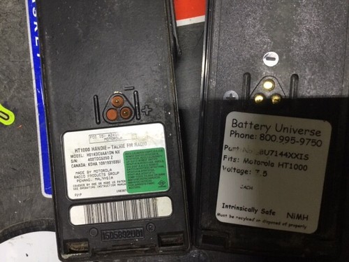 Motorola Model Number # VHF HT1000 Radio Walkie Talkie Black For Parts ...