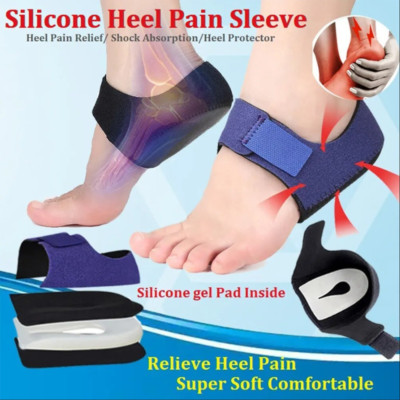 Heel Cups Heel Support Spur Protector Pad Foot Pain Relief Cushion for ...