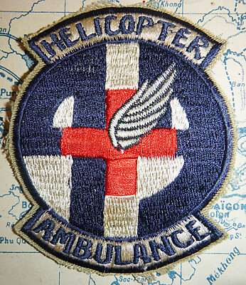 Original Patch - Dustoff Medevac - Helicopter Ambulance - Vietnam War ...