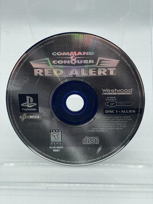 Command & Conquer Red Alert PS1 PlayStation 1 Disc 1 Allies 52145880276 ...