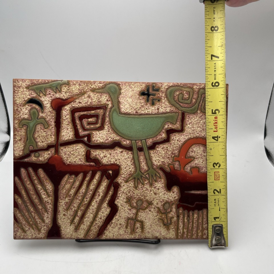 Art Tile Designed and Hand Painted, Signed By Debora Duran-Geiger Santa ...