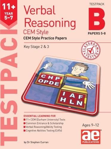 11+ Verbal Reasoning Year 5-7 Testbook by Dr Stephen C Curran Katrina ...