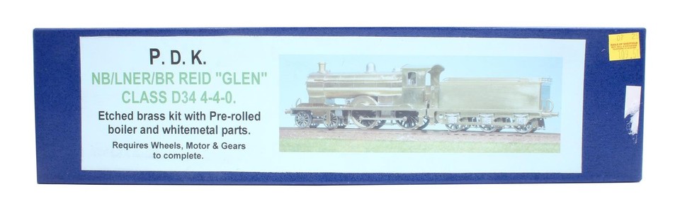 PDK 'OO' GAUGE KIT BUILD BR BLACK 4-4-0 CLASS D34 '62484' STEAM ...