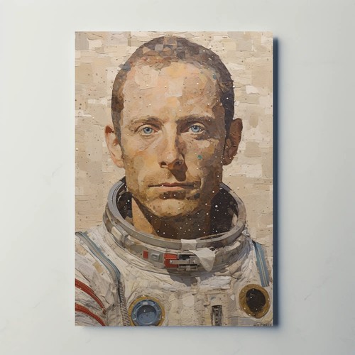 Astronaut Exploration Theme Futuristic Sci-Fi Poster | eBay